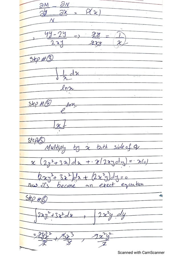 Differential equation handwritten notes in pdf