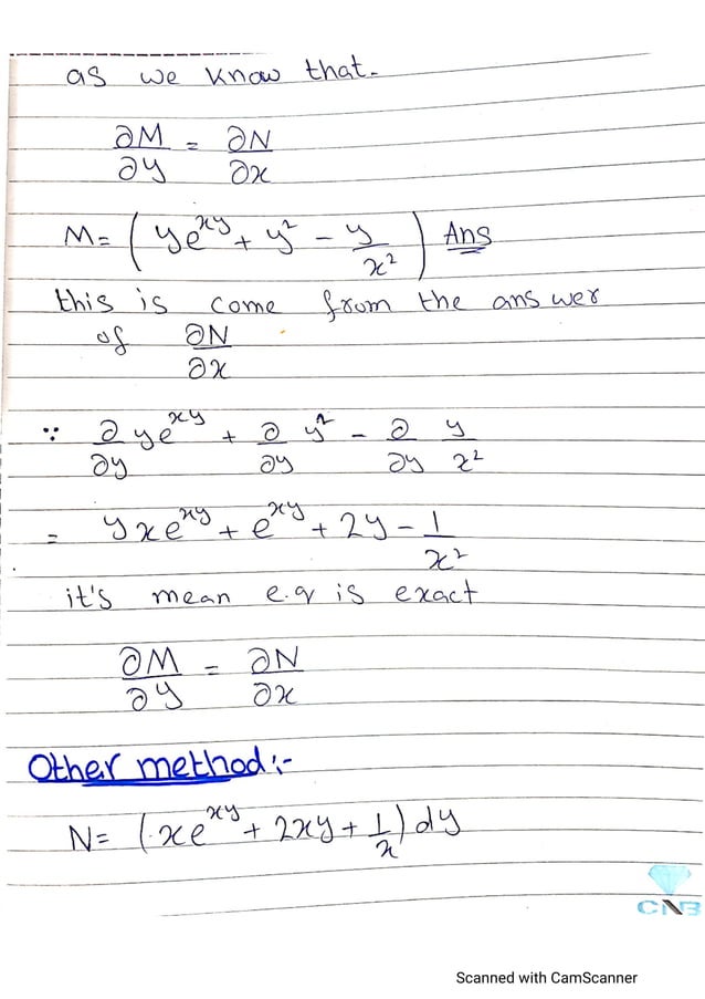 Differential equation handwritten notes in pdf