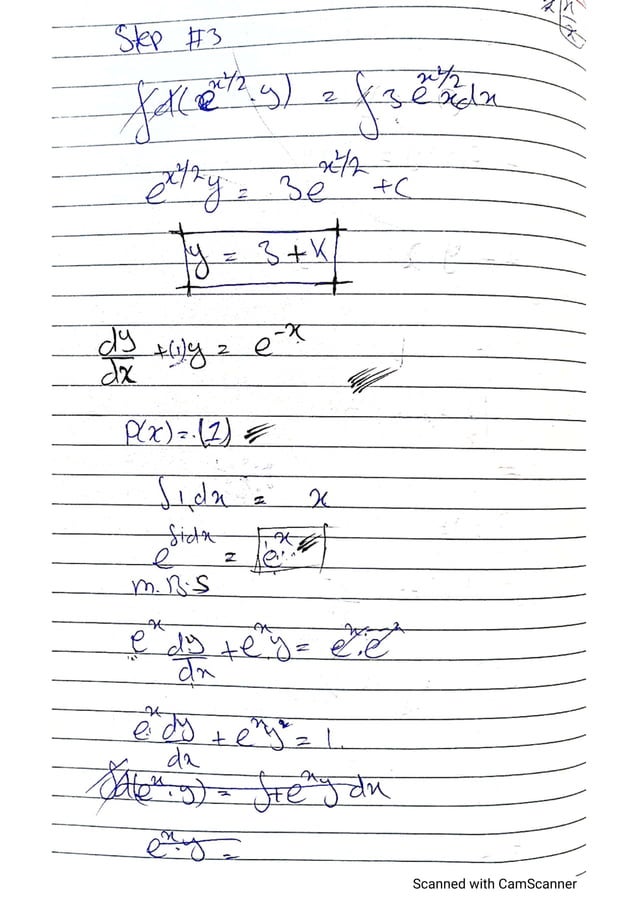 Differential equation handwritten notes in pdf