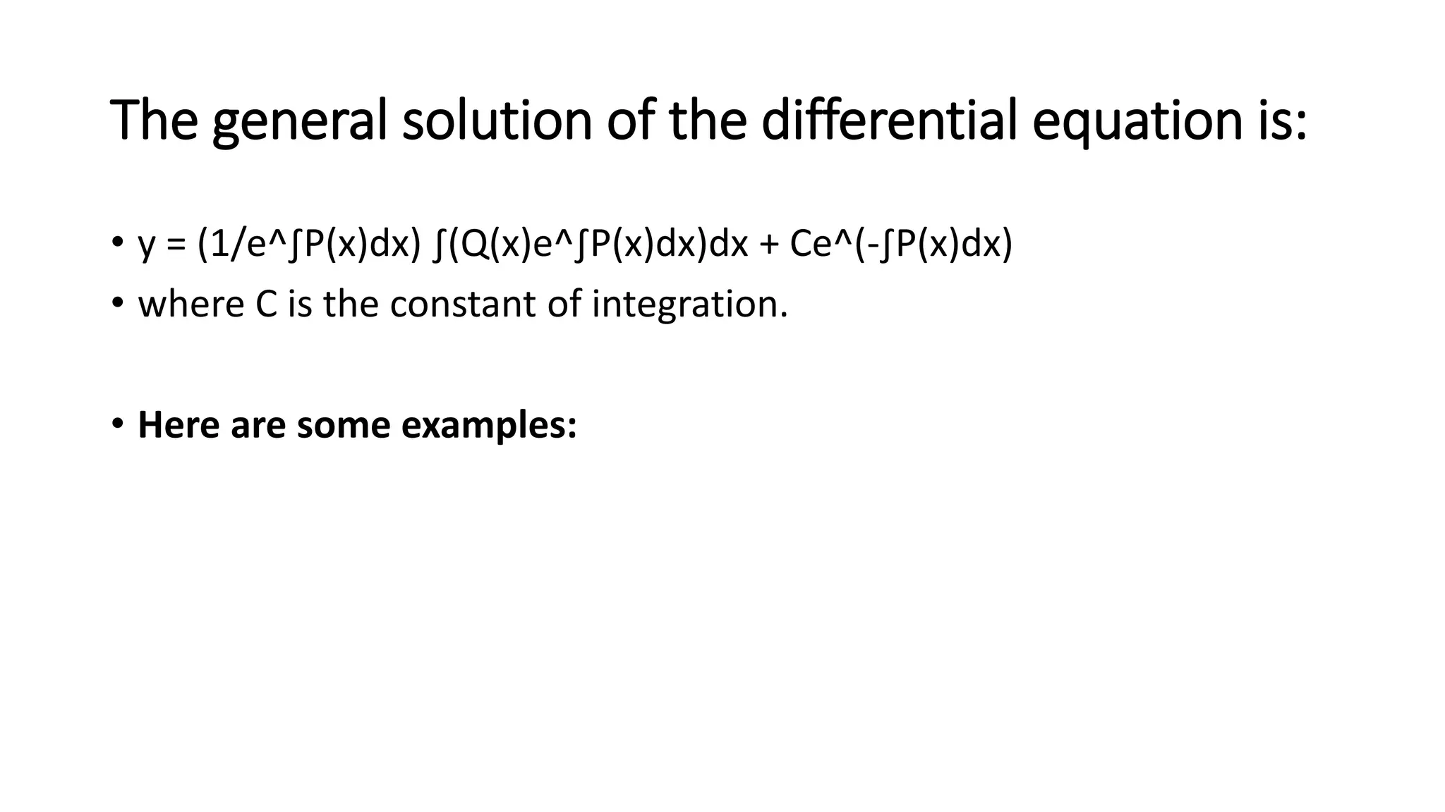 Differential Equation.pptx free download | PPT