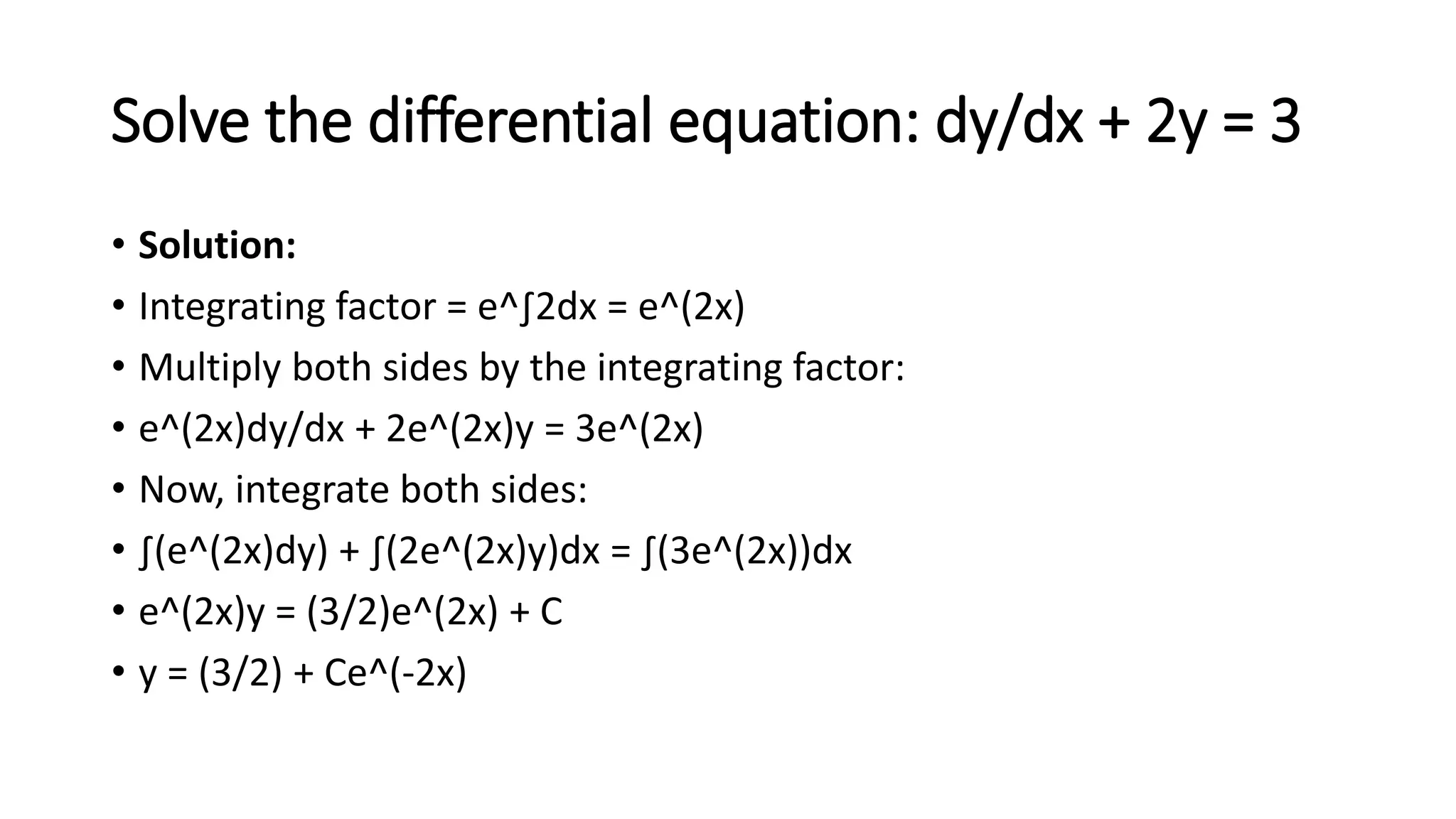 Differential Equation.pptx free download | PPT
