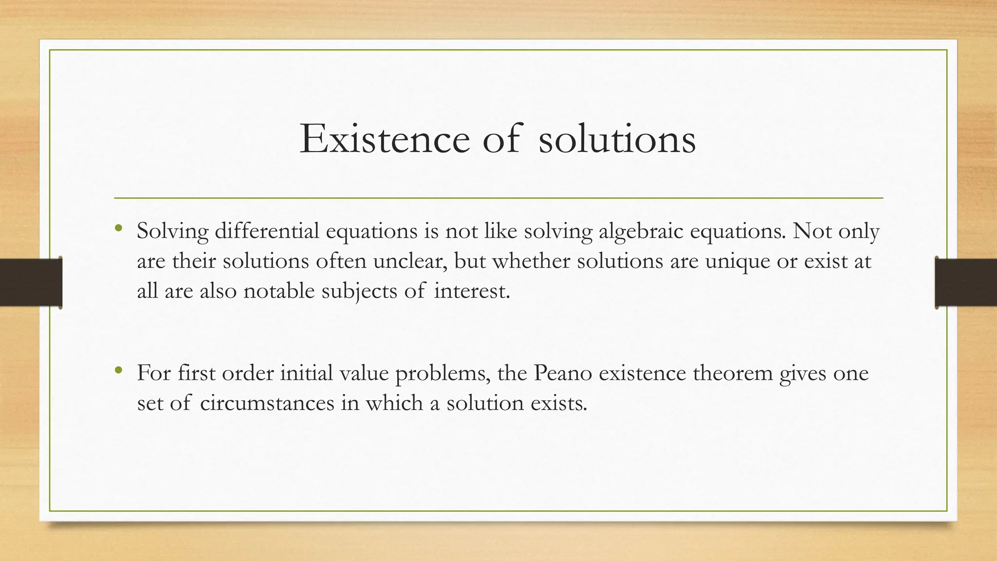 Differential equation in mathematis and thier uses | PPTX