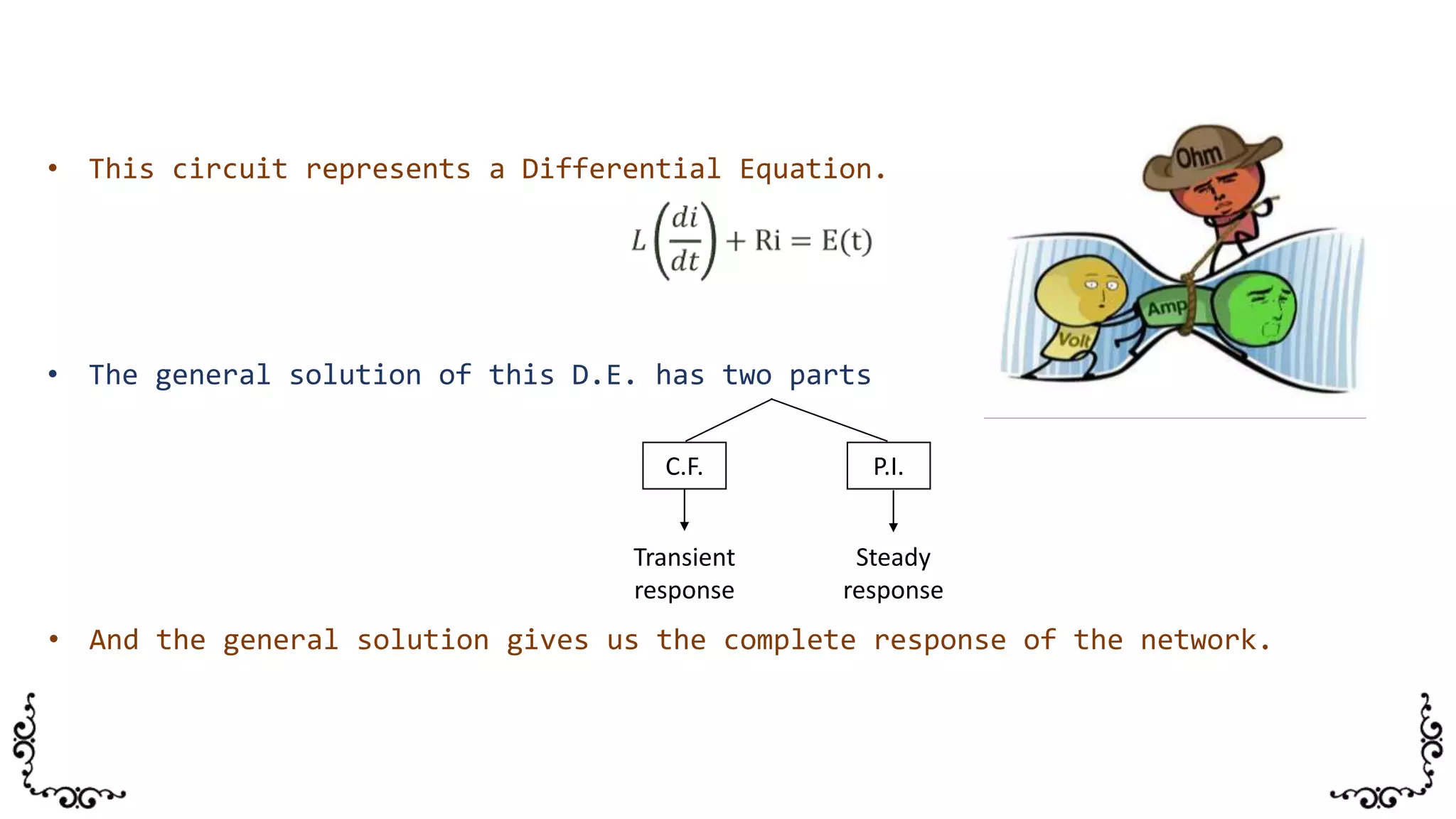 Differential Equation and its Application in LR circuit | PPTX
