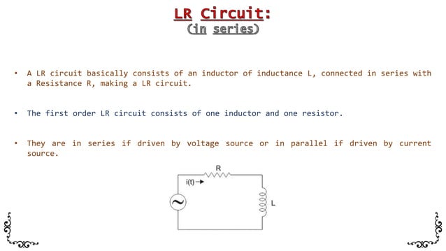 Differential Equation and its Application in LR circuit | PPTX