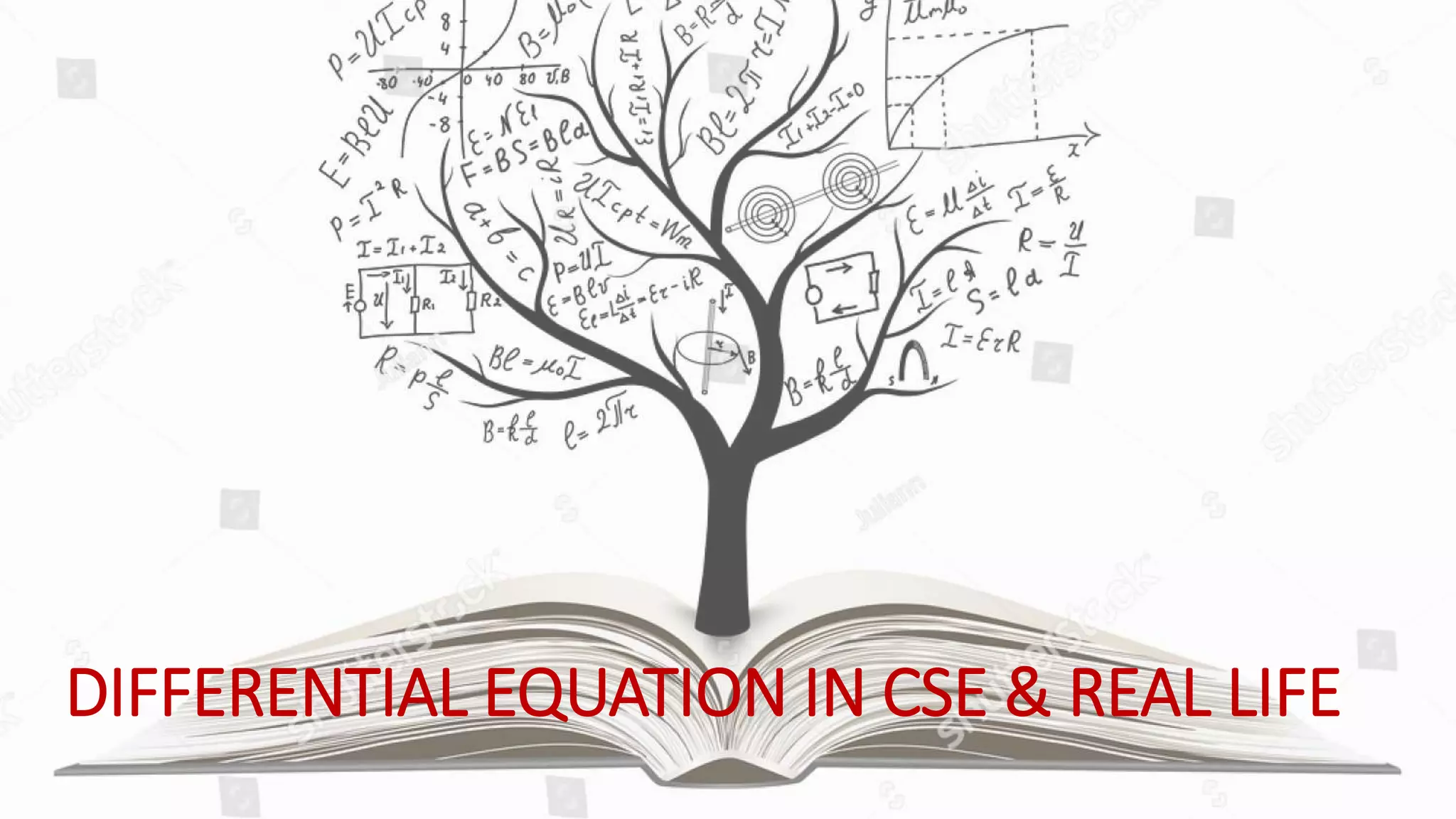 Differential equation in CSE & real life | PPTX