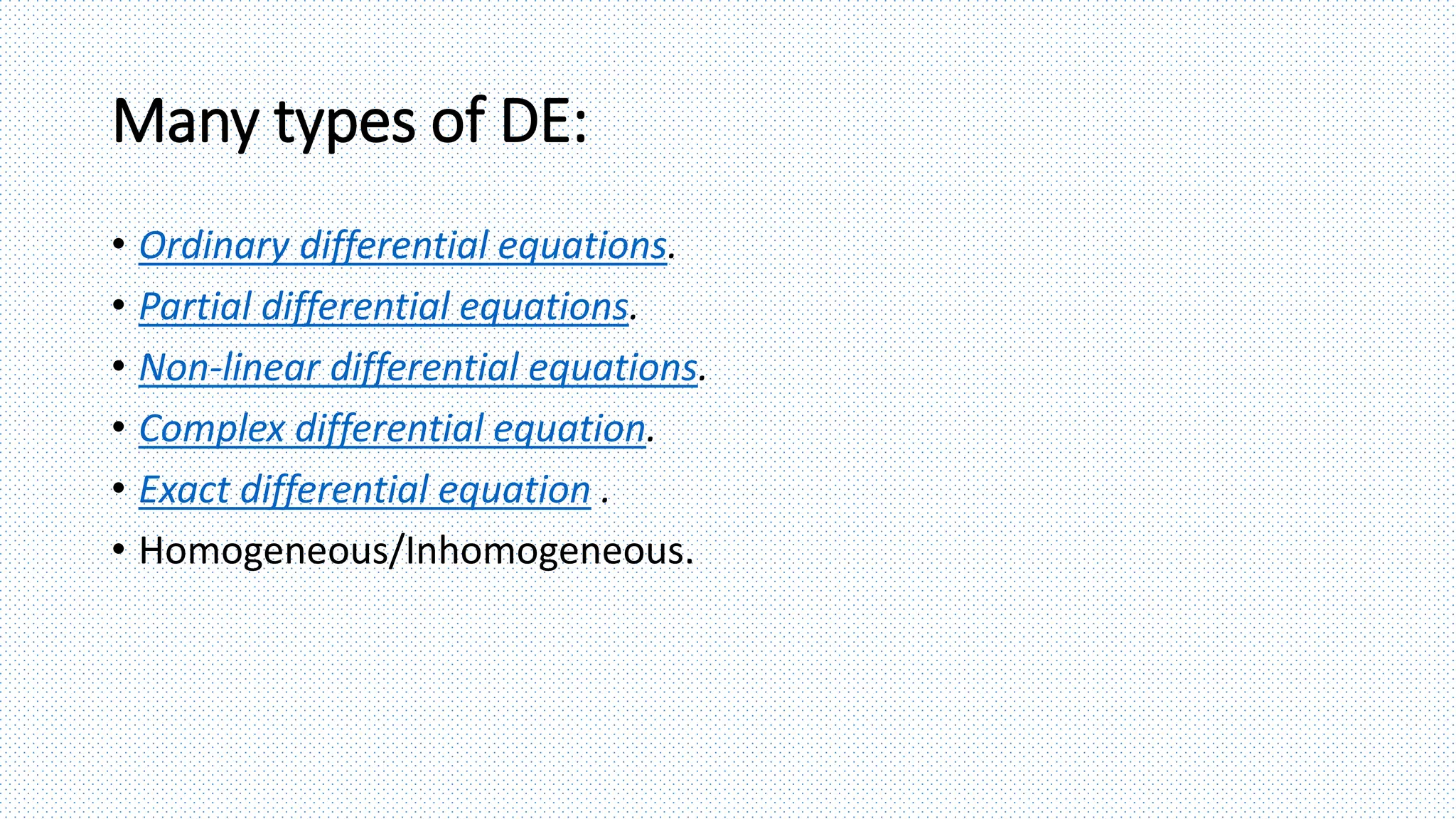 Differential equation in CSE & real life | PPTX