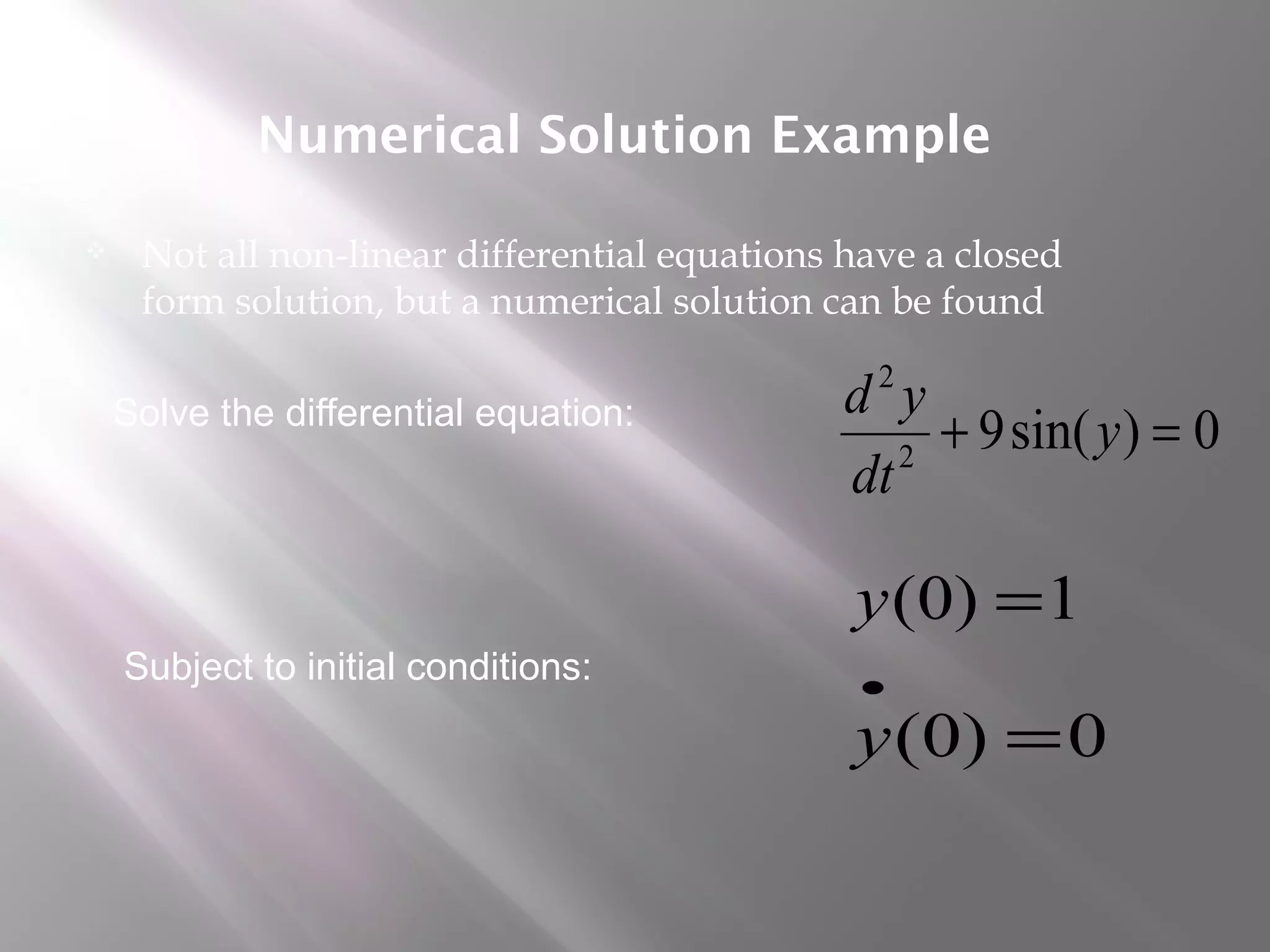 Differential equation & laplace transformation with matlab | PPT