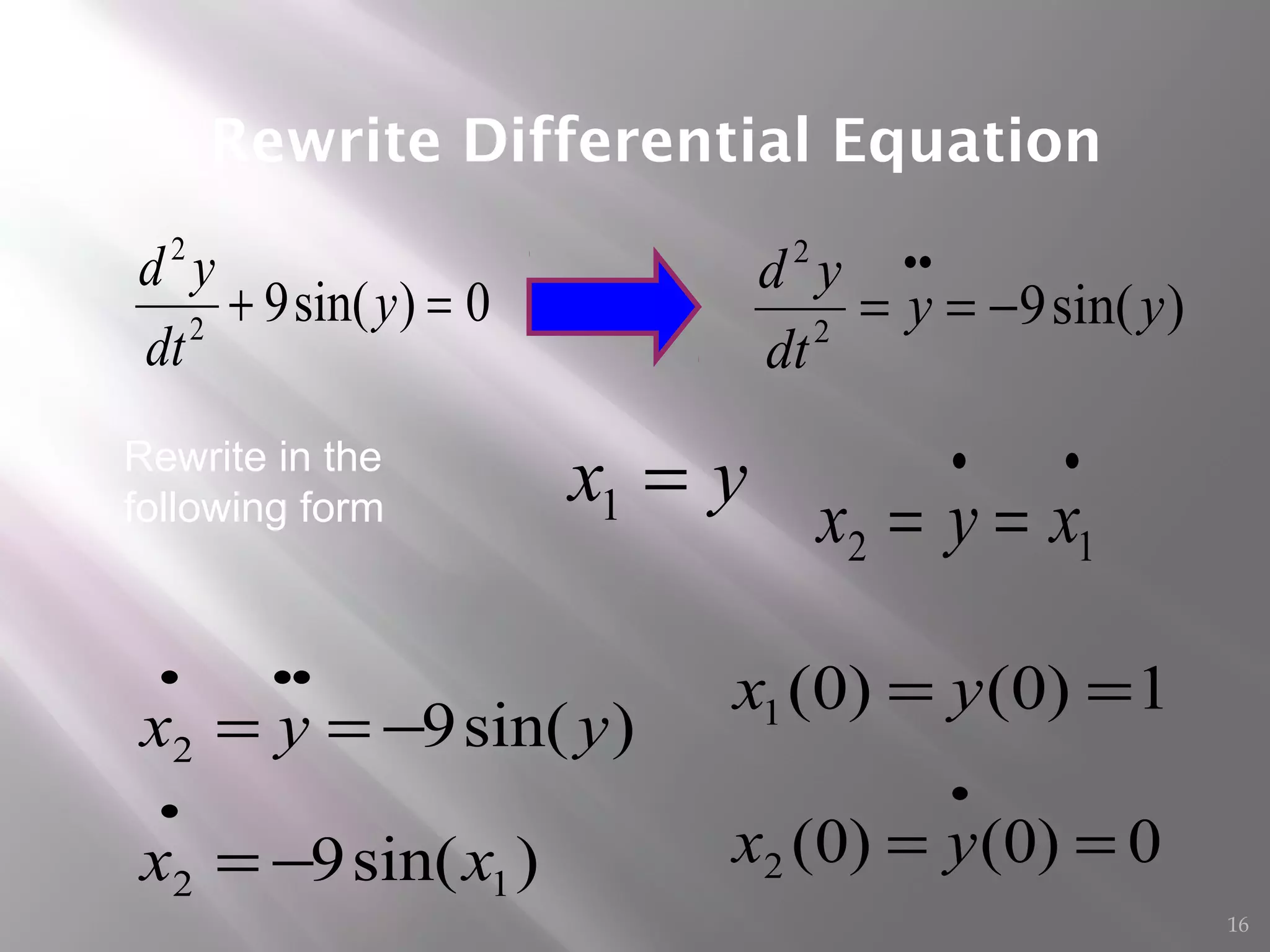 Differential equation & laplace transformation with matlab | PPT