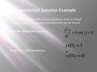 Differential equation & laplace transformation with matlab | PPT
