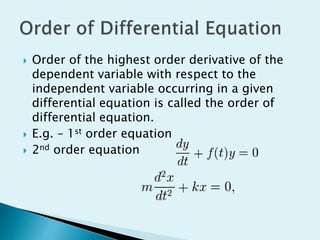 Differential equations | PPT