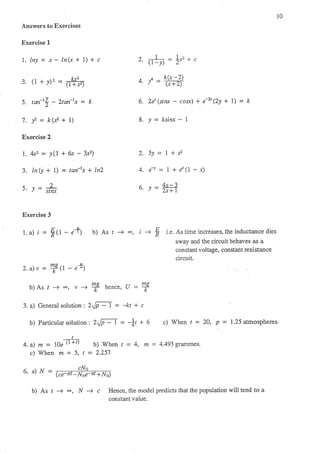 Differential equations | PDF