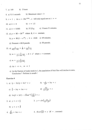 Differential equations | PDF