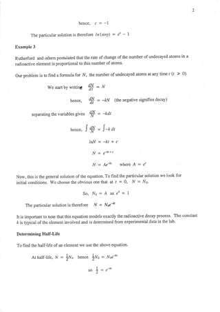 Differential equations | PDF