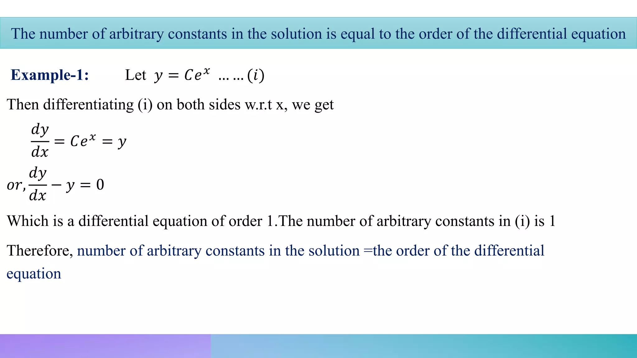 Differential equations | PPTX
