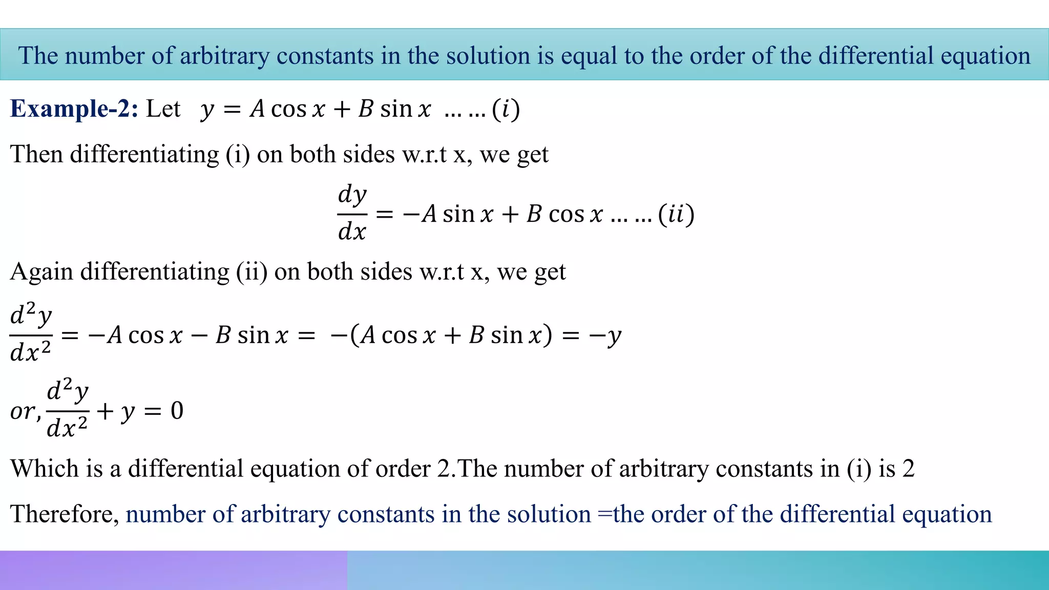 Differential equations | PPTX