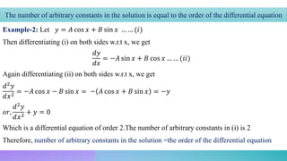 Differential equations | PPTX