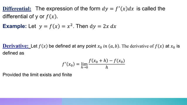 Differential equations | PPT