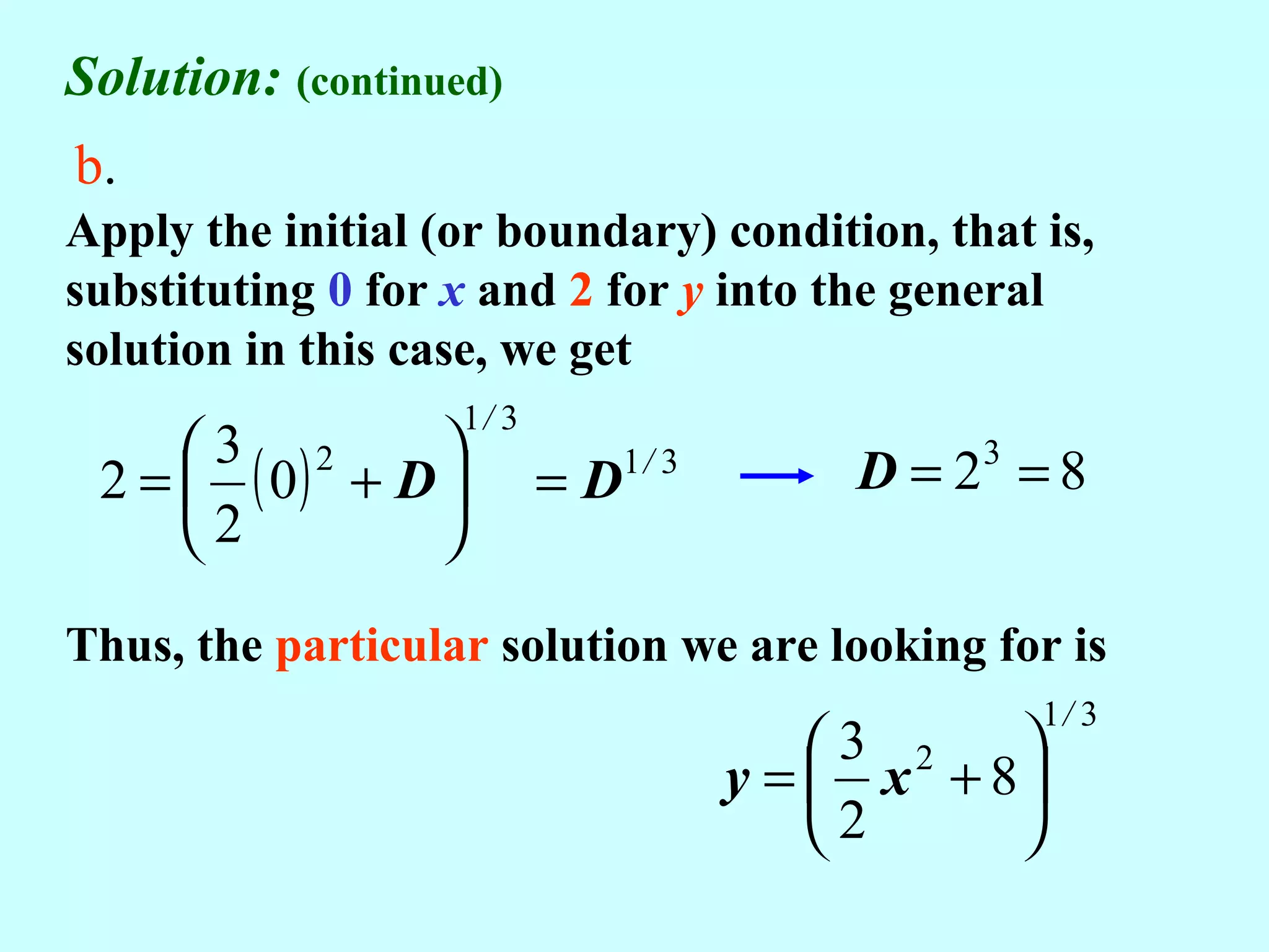 Differential equations and its applications | PPT