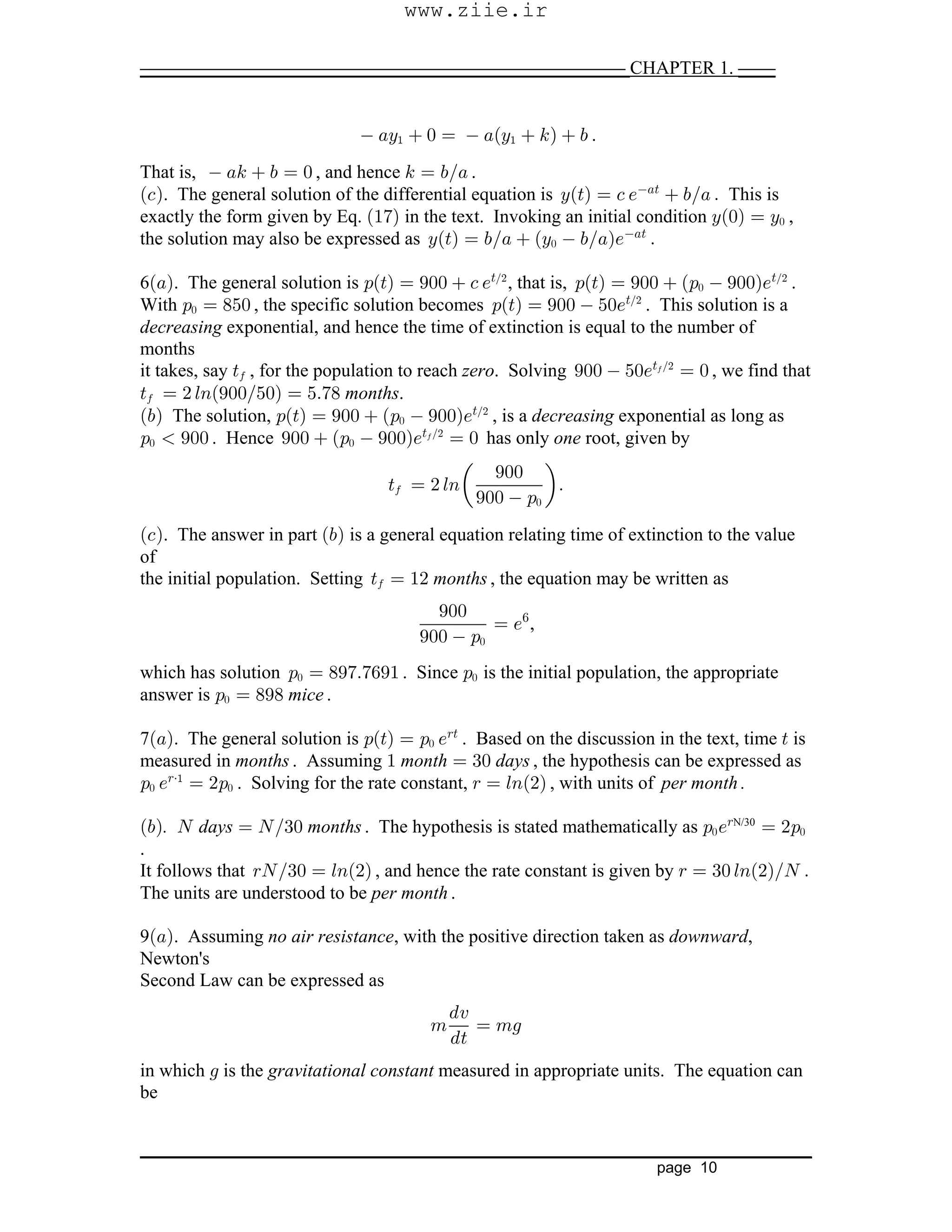 differential equations Boyce & Diprima Solution manual | PDF