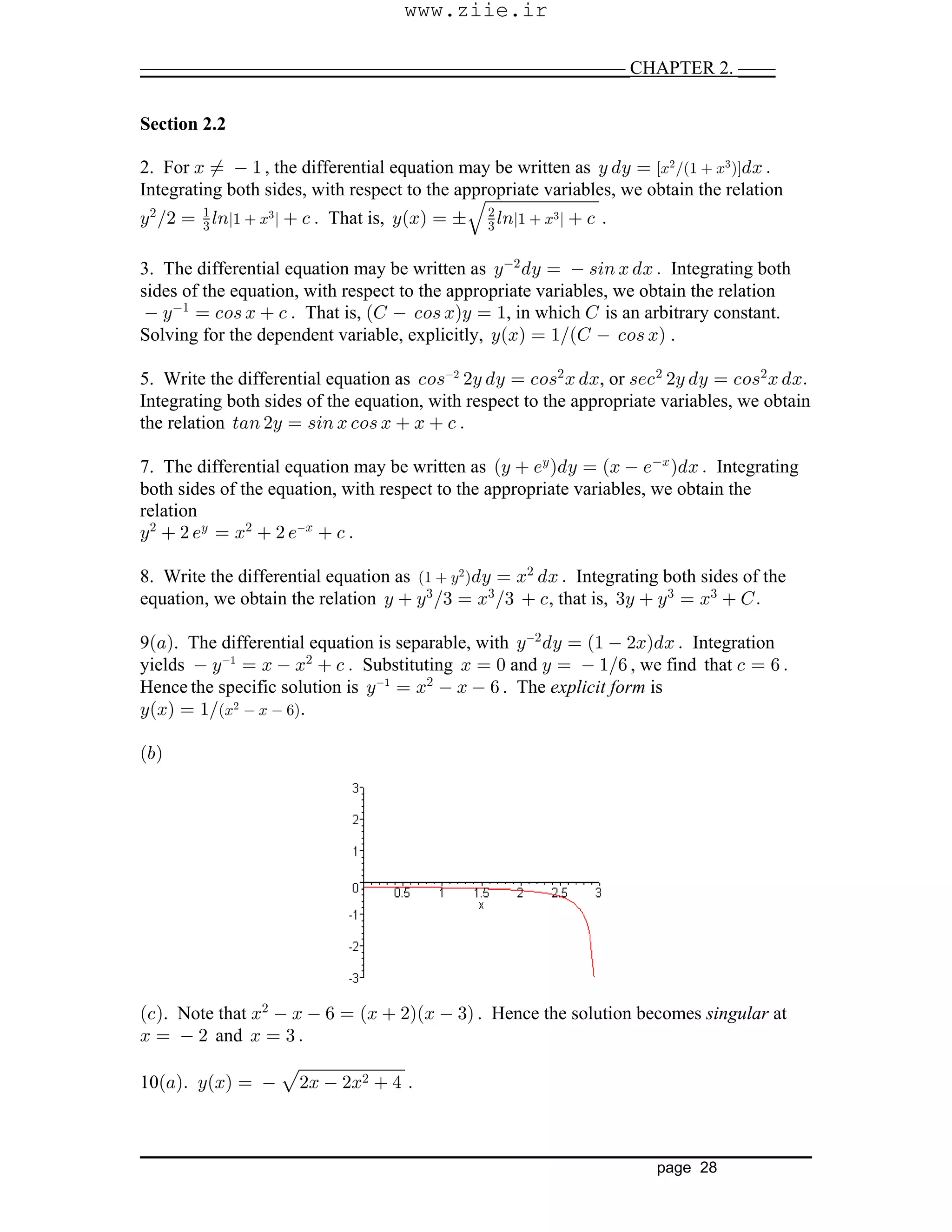 differential equations Boyce & Diprima Solution manual | PDF
