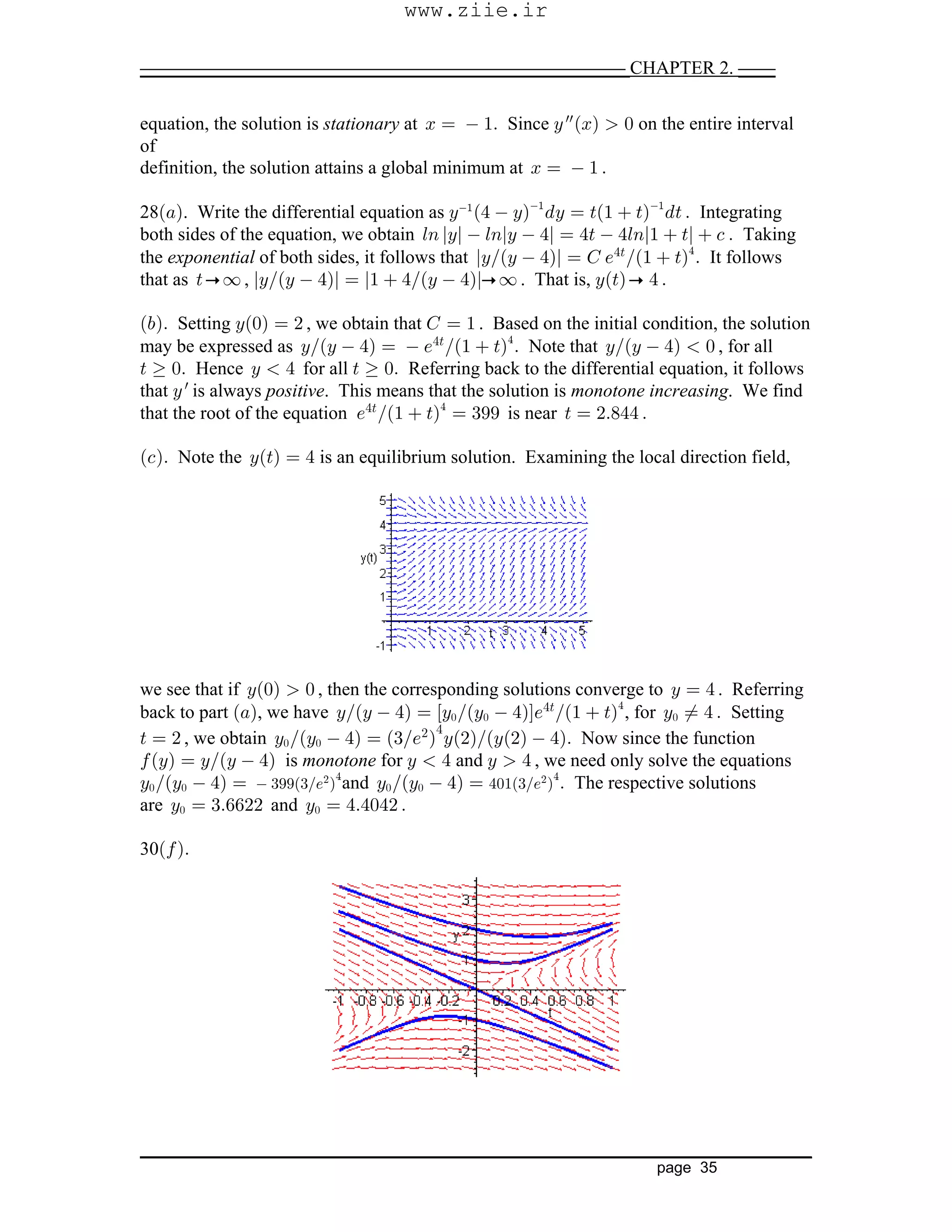 differential equations Boyce & Diprima Solution manual | PDF