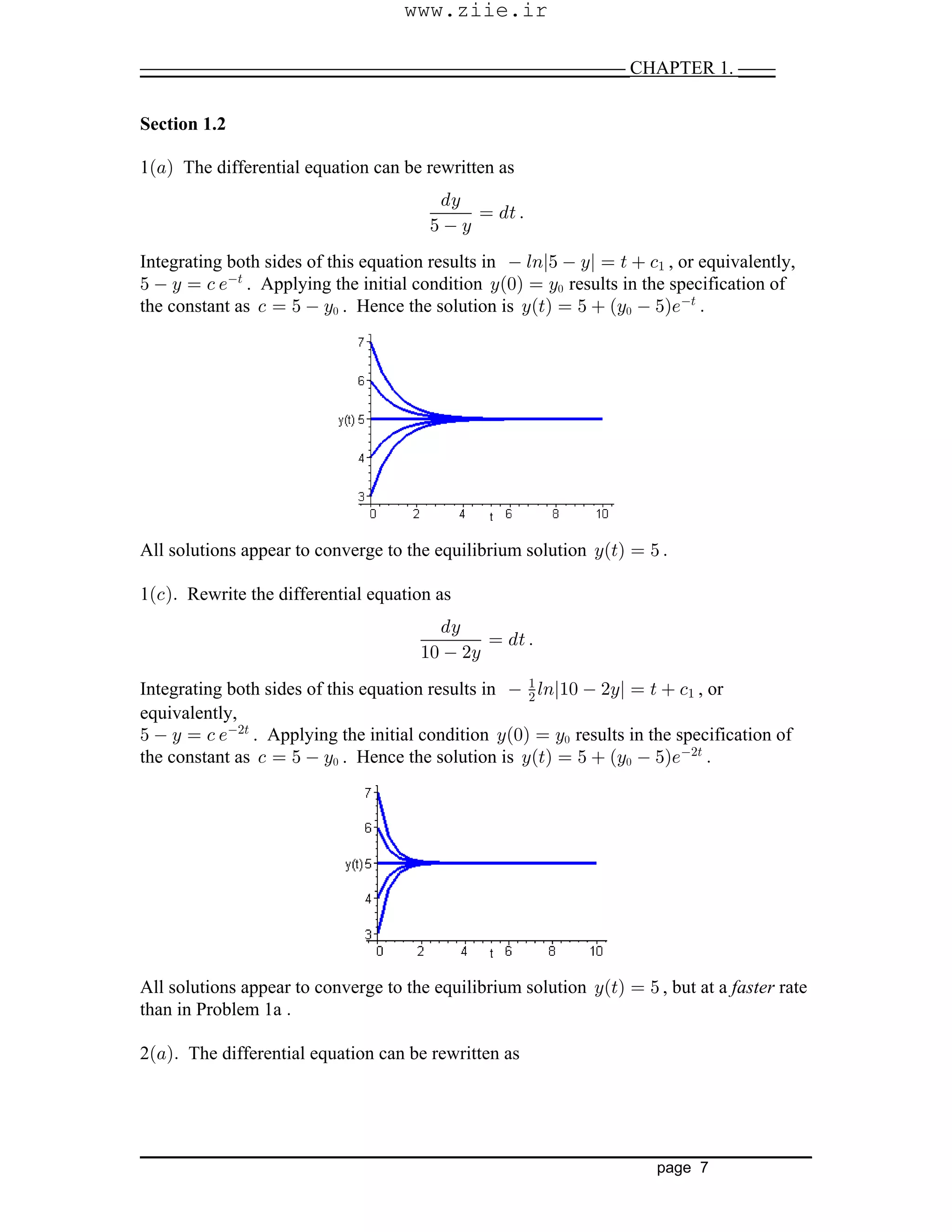 differential equations Boyce & Diprima Solution manual | PDF