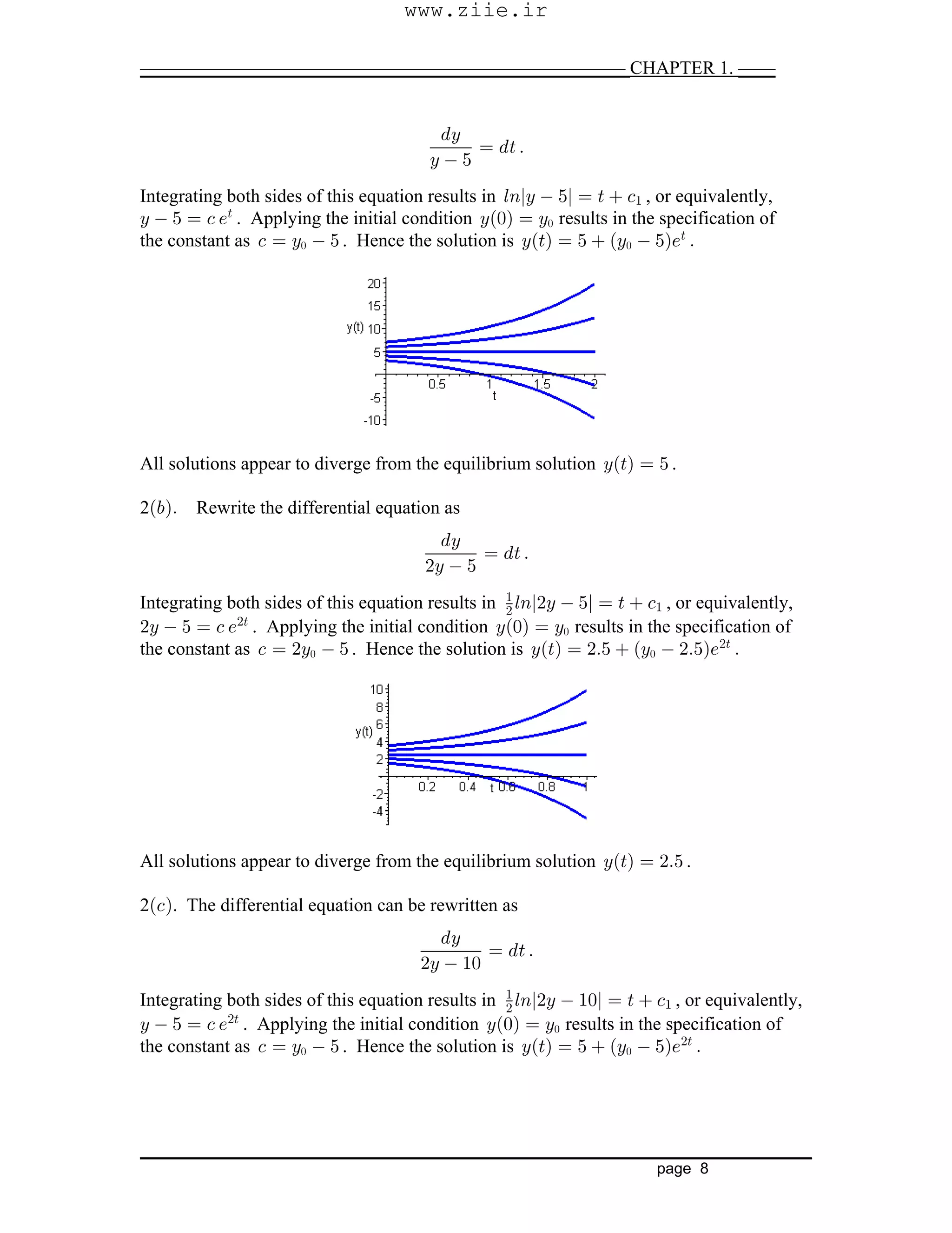 differential equations Boyce & Diprima Solution manual | PDF