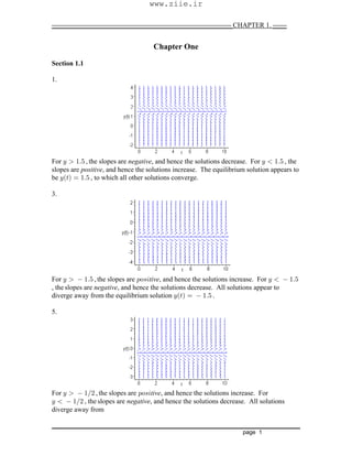 differential equations Boyce & Diprima Solution manual | PDF