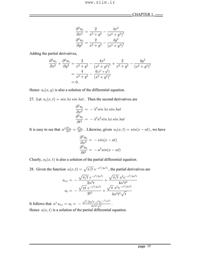 differential equations Boyce & Diprima Solution manual | PDF