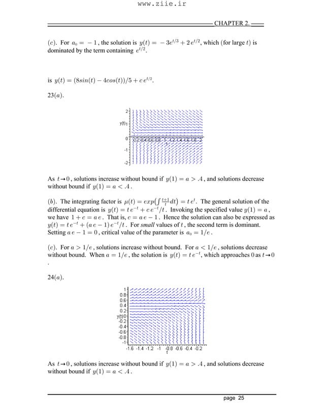 differential equations Boyce & Diprima Solution manual | PDF
