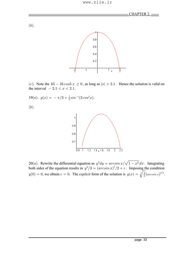 differential equations Boyce & Diprima Solution manual | PDF