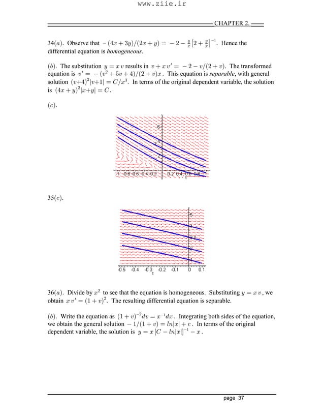 differential equations Boyce & Diprima Solution manual | PDF