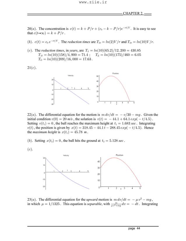 differential equations Boyce & Diprima Solution manual | PDF