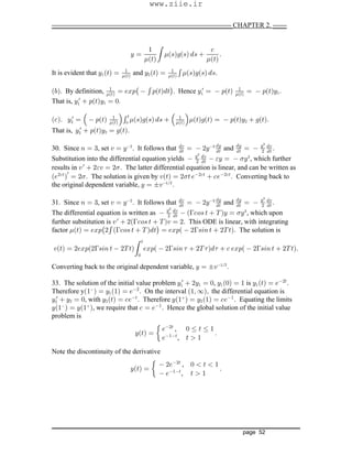 differential equations Boyce & Diprima Solution manual | PDF