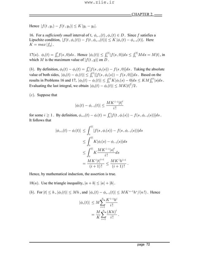 differential equations Boyce & Diprima Solution manual