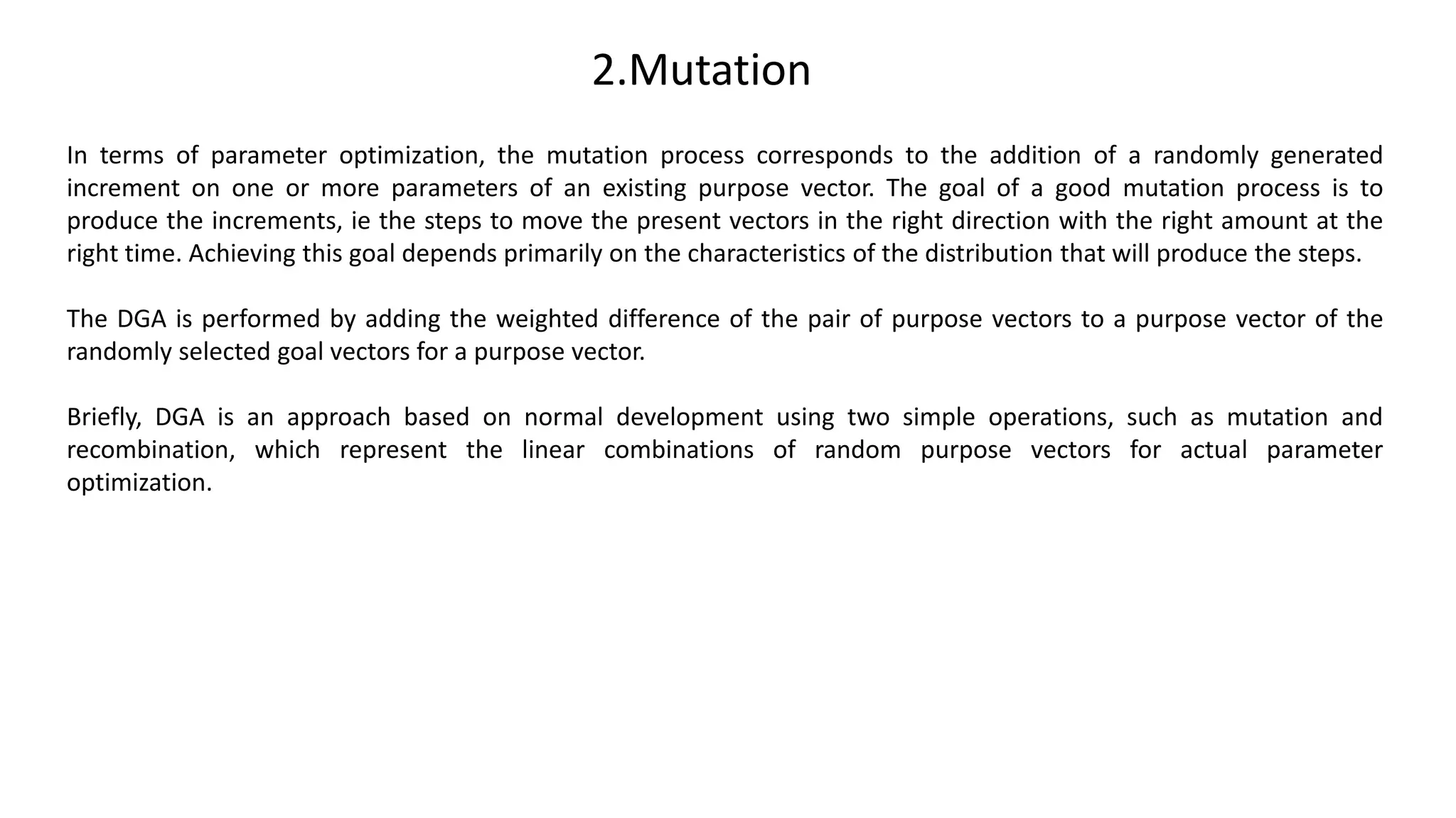 Differential Evolution Algorithm (DEA) | PPT Differential Evolution Algorithm (DEA) | PPT