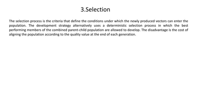 Differential Evolution Algorithm Dea Pptx Computer Software And Applications Computing