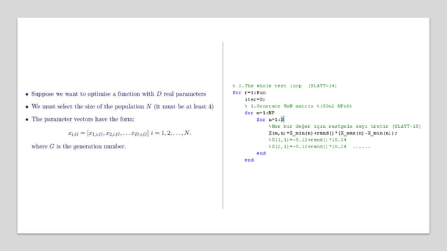 Differential Evolution Algorithm Dea Pptx Computer Software And Applications Computing