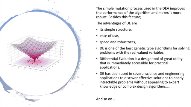 Differential Evolution Algorithm Dea Pptx Computer Software And Applications Computing