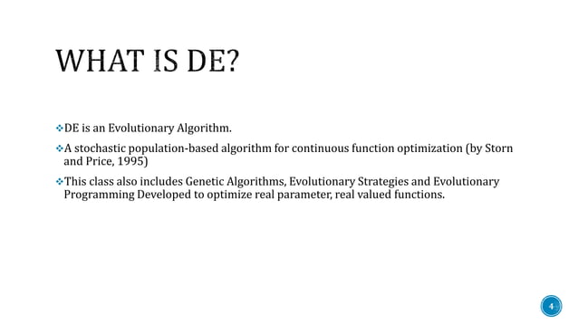 Differential evolution | PDF
