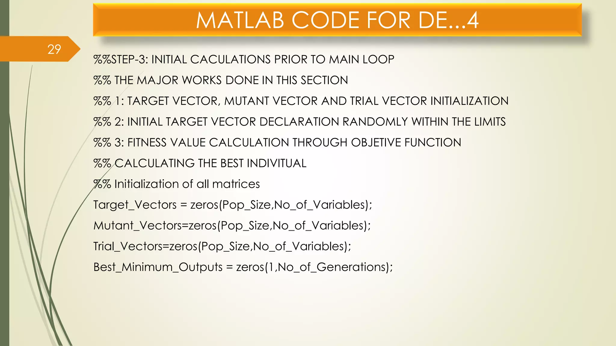 Differential Evolution Optimization Technique Ppt