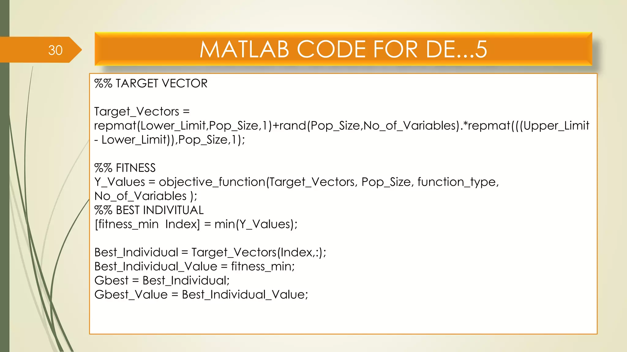 Differential Evolution Optimization Technique Ppt