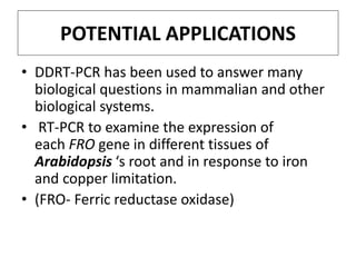 Differential gene profiling methods | PPTX