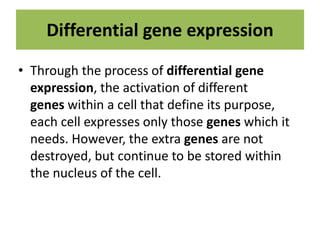 Differential gene profiling methods | PPTX