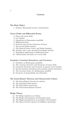 Differential Geometry ( PDFDrive ).pdfFF | PDF