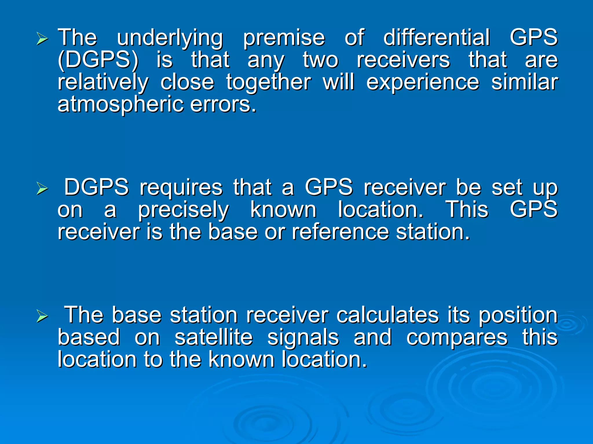 Differential gps (dgps) 09 04-12 | PDF
