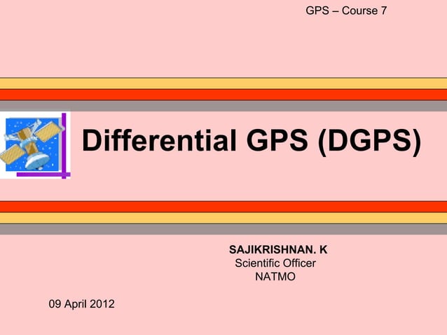 Differential gps (dgps) 09 04-12 | PDF