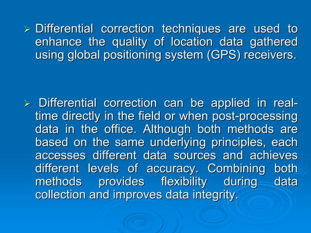 Differential gps (dgps) 09 04-12 | PDF