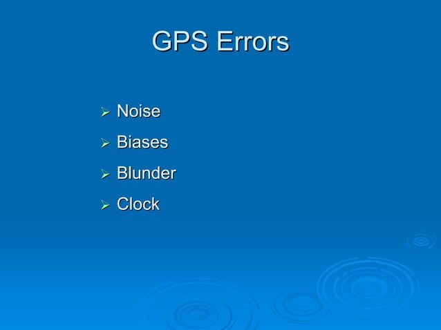 Differential gps (dgps) 09 04-12 | PDF
