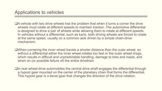 Differential in automobile | PPTX
